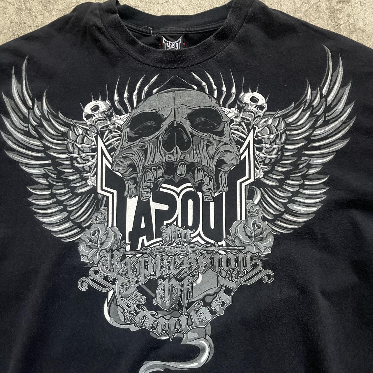 -TAPOUT y2k tee shirt ☠️ -graphic gnar asf per usual... - Depop