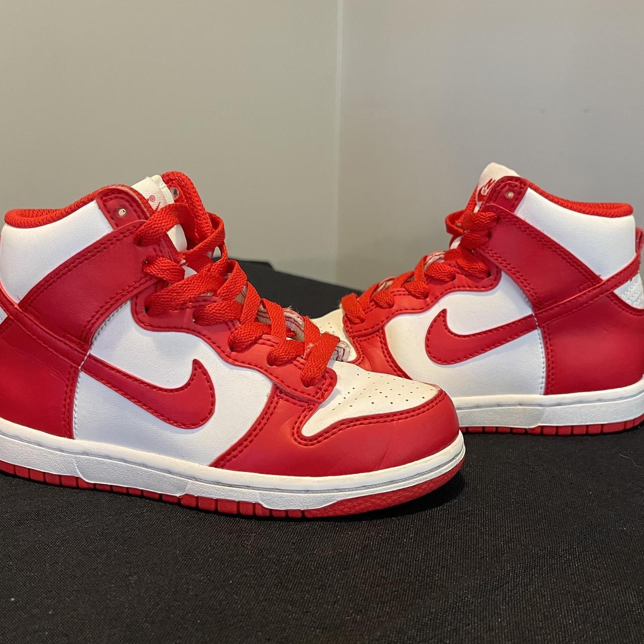 Kids Nike Dunks high top. Size 12c. Could easily... - Depop