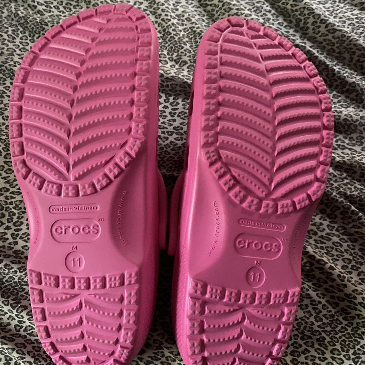 Crocs Men's Pink Clogs | Depop