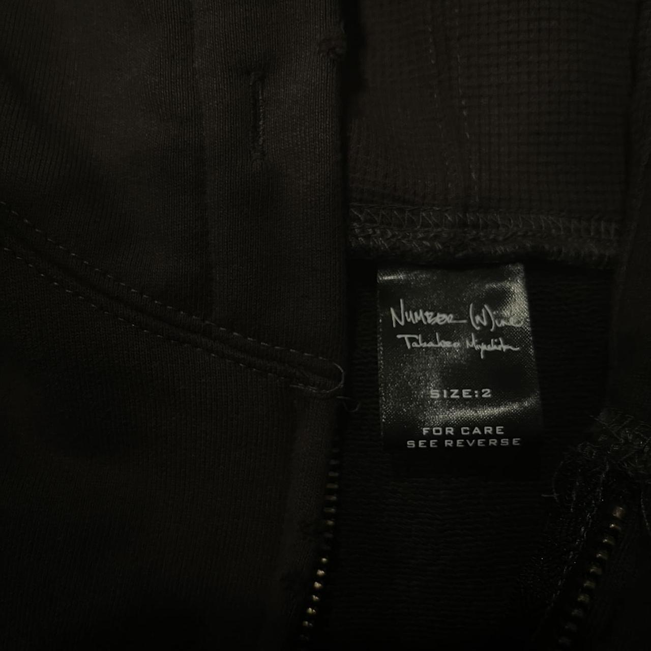 Number (N)ine Men's Brown and White Hoodie | Depop