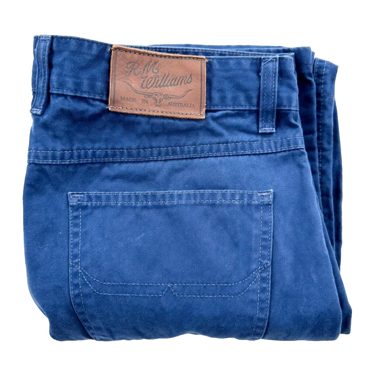RM Williams Jeans Mens 34 x 28 Blue Denim Soft... - Depop