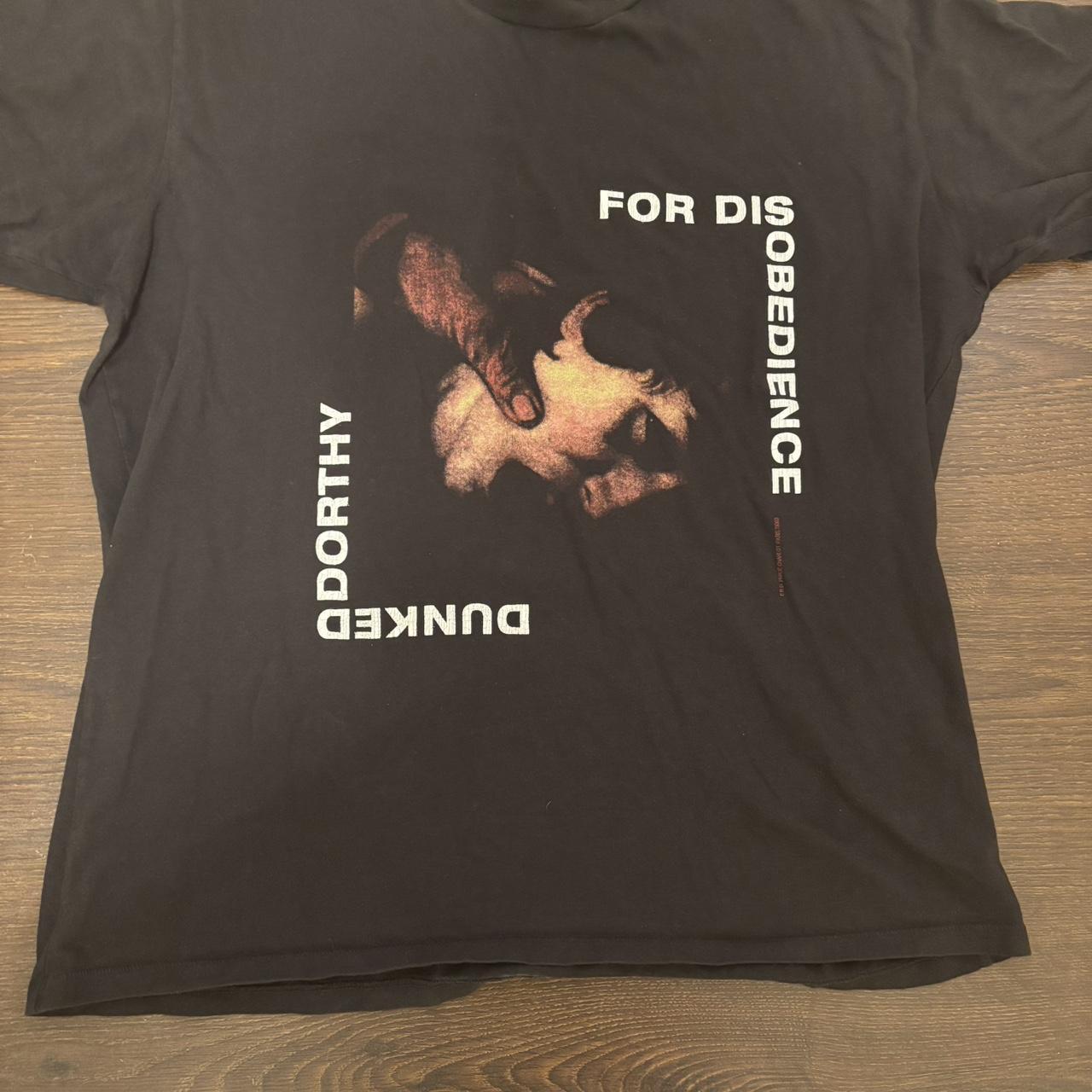 Erd T shirt worn 1 time . For disobedience dunked... | Depop