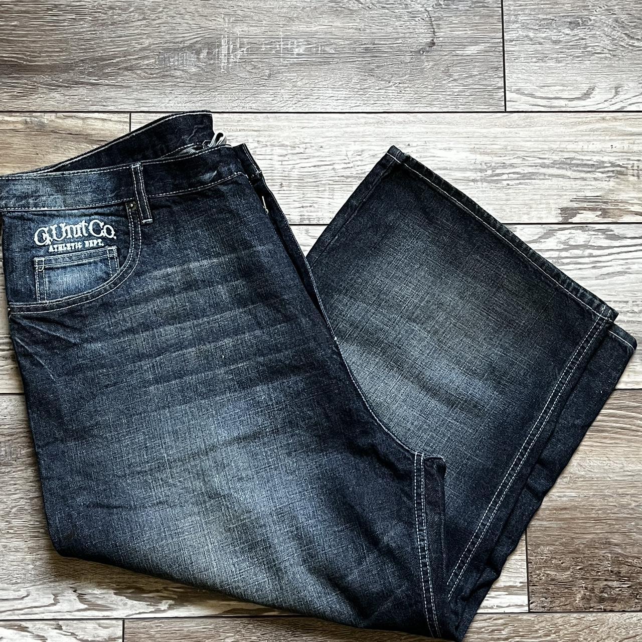 g-unit jeans 40x29 12 inch leg opening cool fade... - Depop