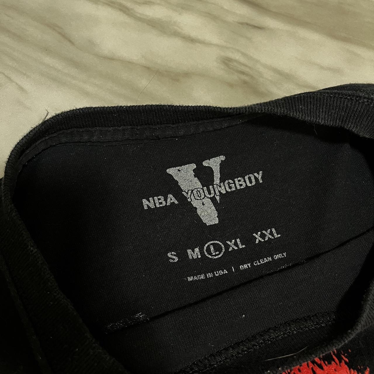 Authentic Vlone Nba Youngboy ‘Top’ Tee Some visible... - Depop