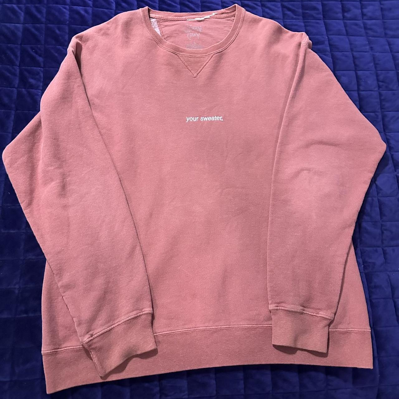 Conan Gray rust color your sweater Sz L. Worn... | Depop