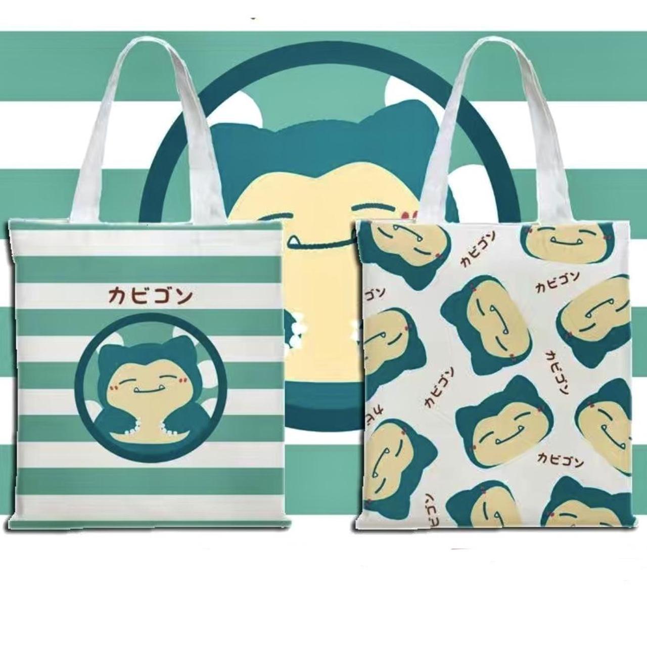 Women's White and Blue Bag | Depop