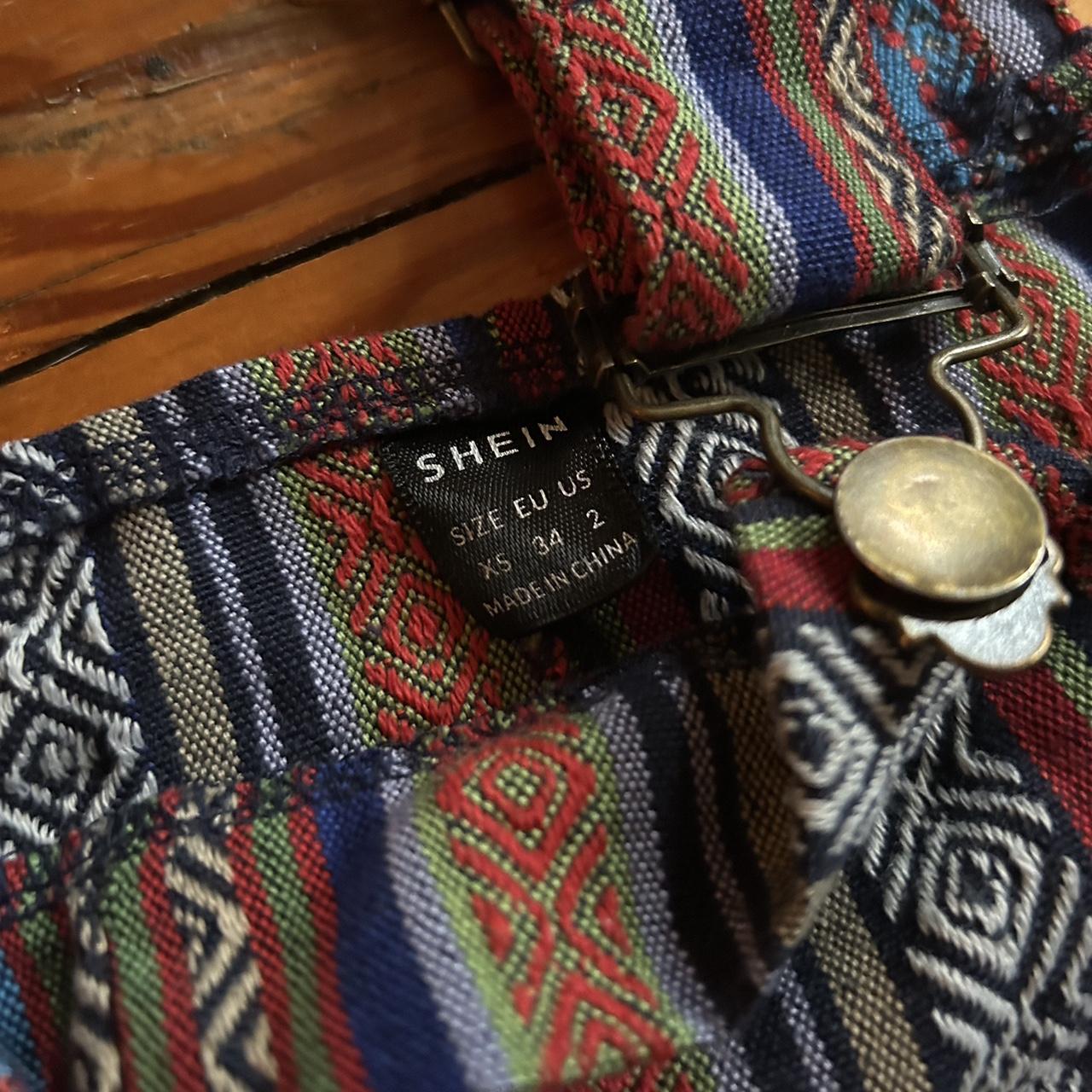 Multi-colored overalls Very comfortable - Depop