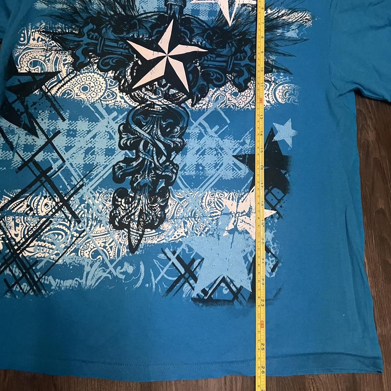 Y2k Stars cross shirt size large #Explore #Grudge... - Depop