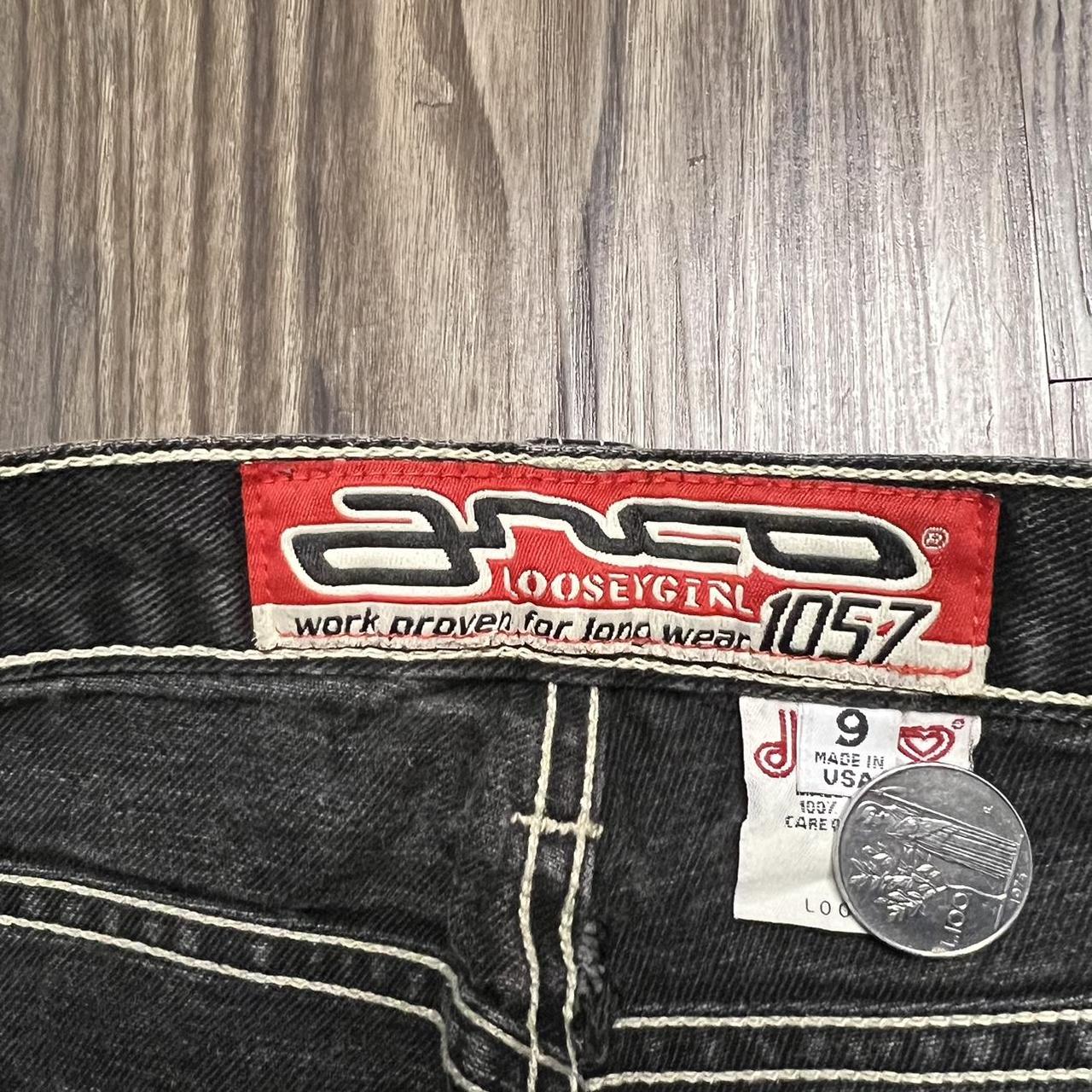 JNCO Size 9 Jeans Girlie Stuff Superstar Wide Leg... - Depop