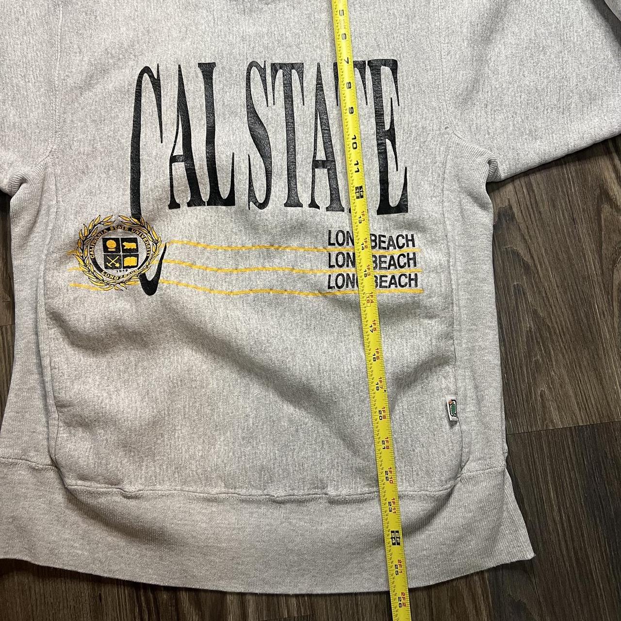 Cal State Long Beach Sweater Adults Gray Pullover... - Depop