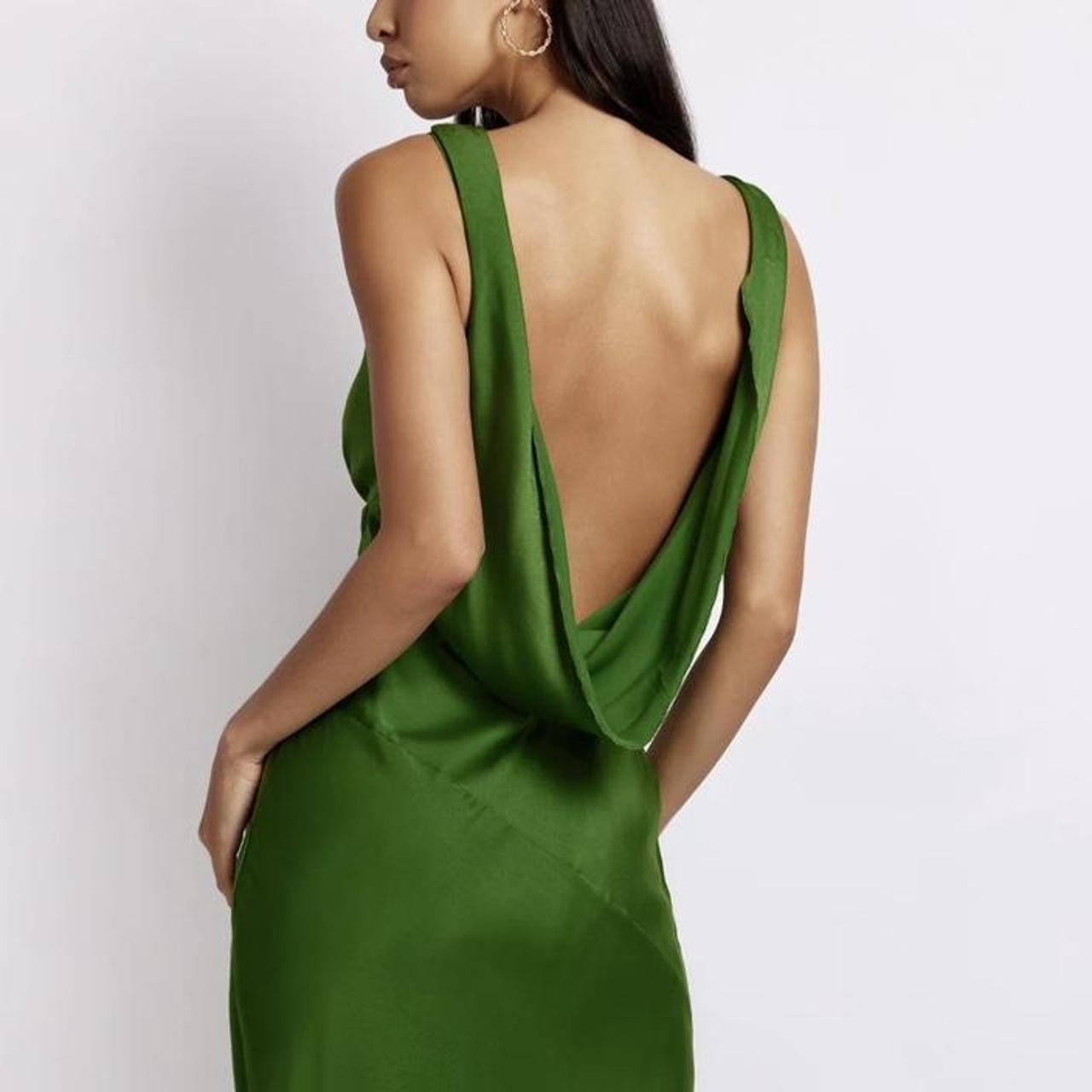 Nadia Satin Dress By Meshki Xs Never Worn Meshki Depop