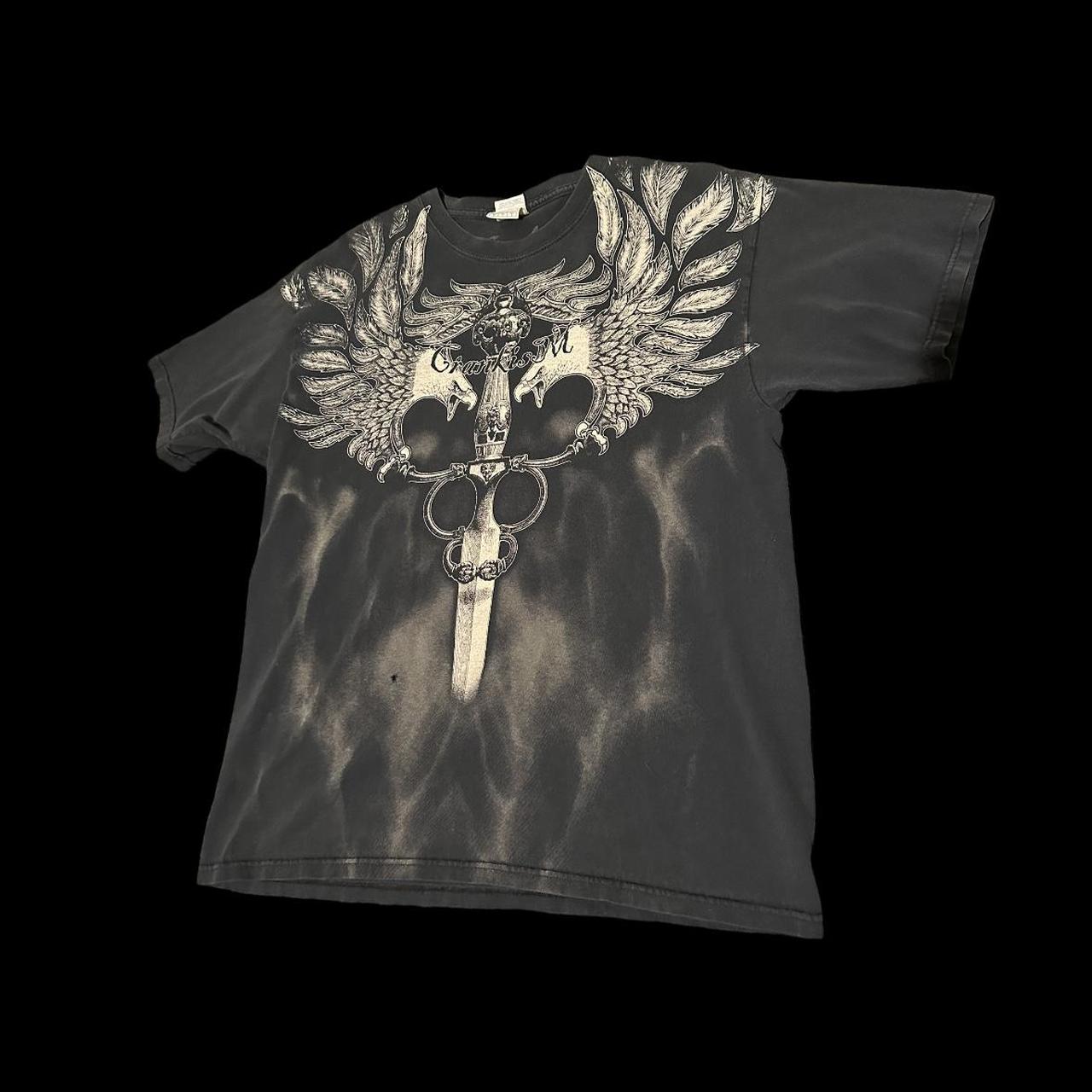 super sick mens Affliction type shirt, absolutely... - Depop