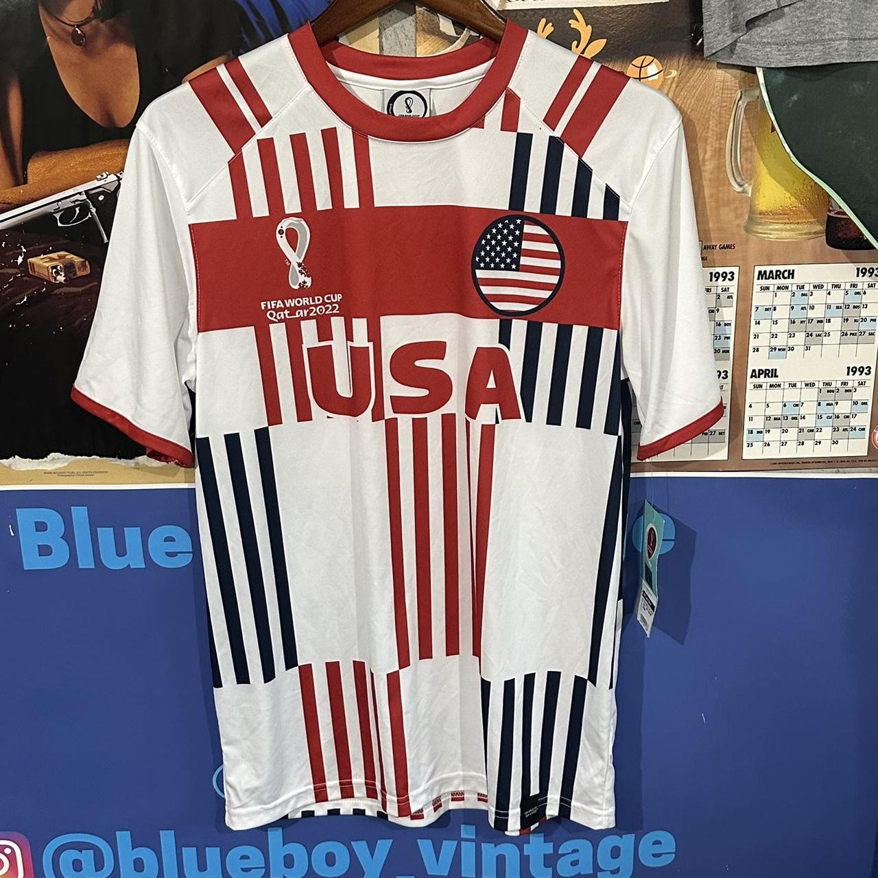 Team USA FIFA World Cup Soccer Jersey NWT M #futbol... - Depop