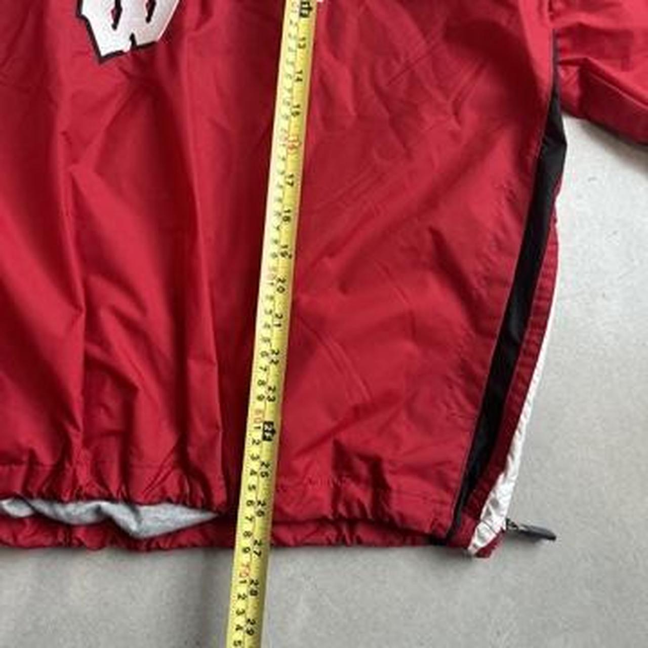 Vintage Wisconsin Badgers Lined Windbreaker... - Depop