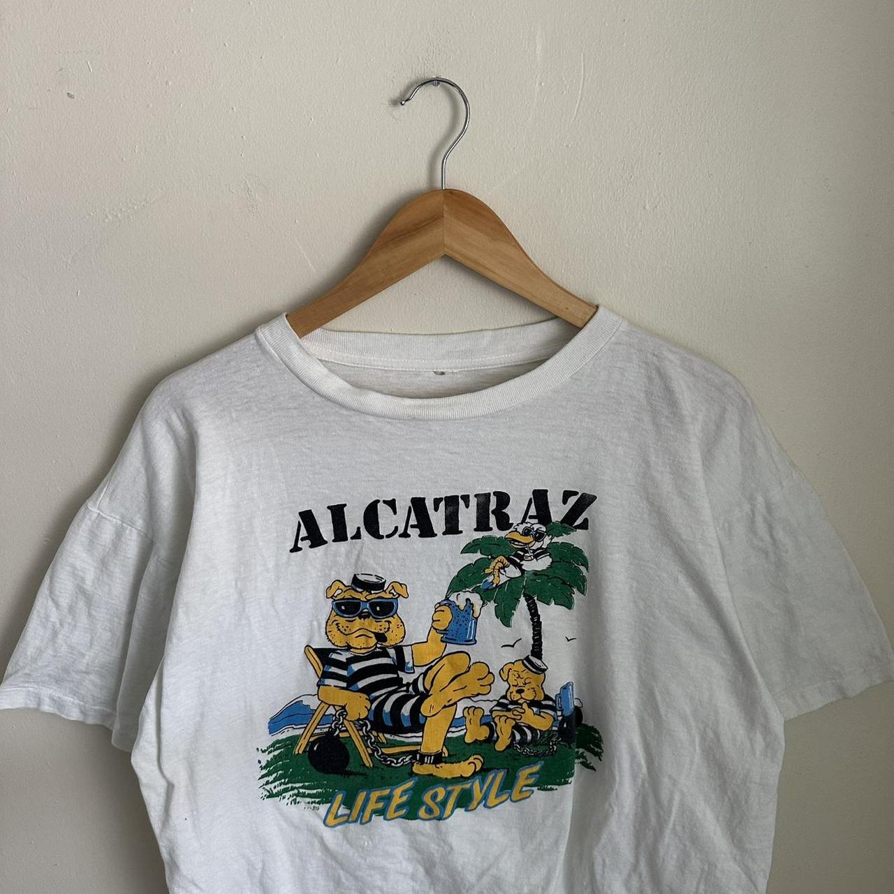 Vintage 90s Single Stitch Alcatraz Life Style... | Depop