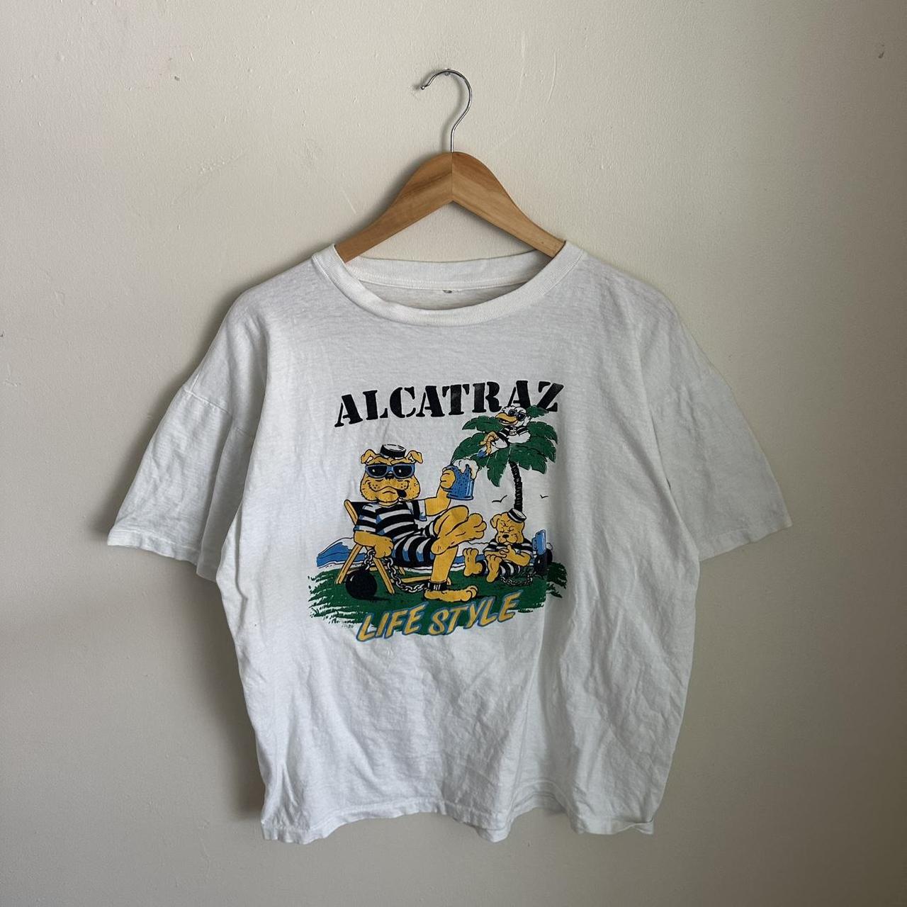 Vintage 90s Single Stitch Alcatraz Life Style... | Depop