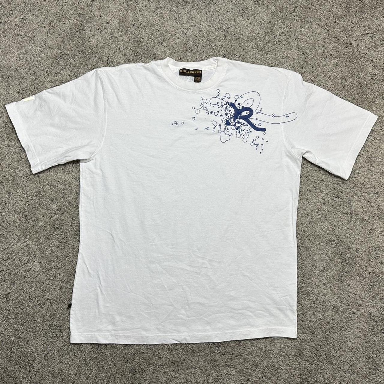 Rocawear embroidered Y2K t shirt men’s XL. Has... - Depop
