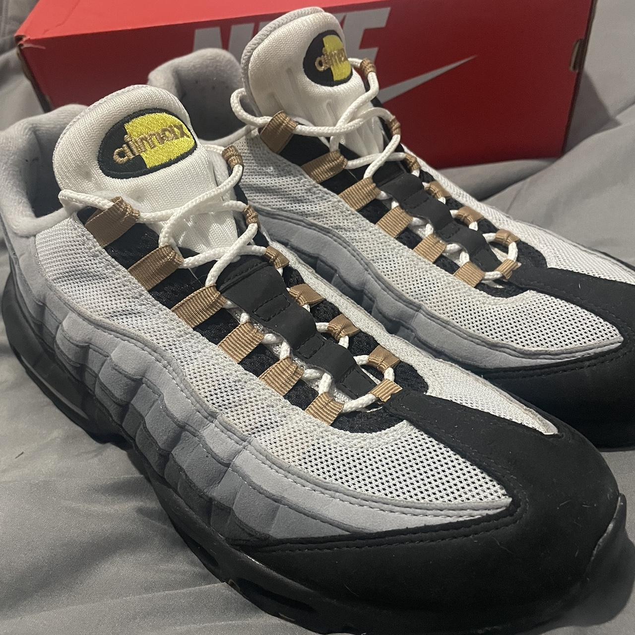Nike Air max 95 yellow strike. Size 10. Pretty much... - Depop