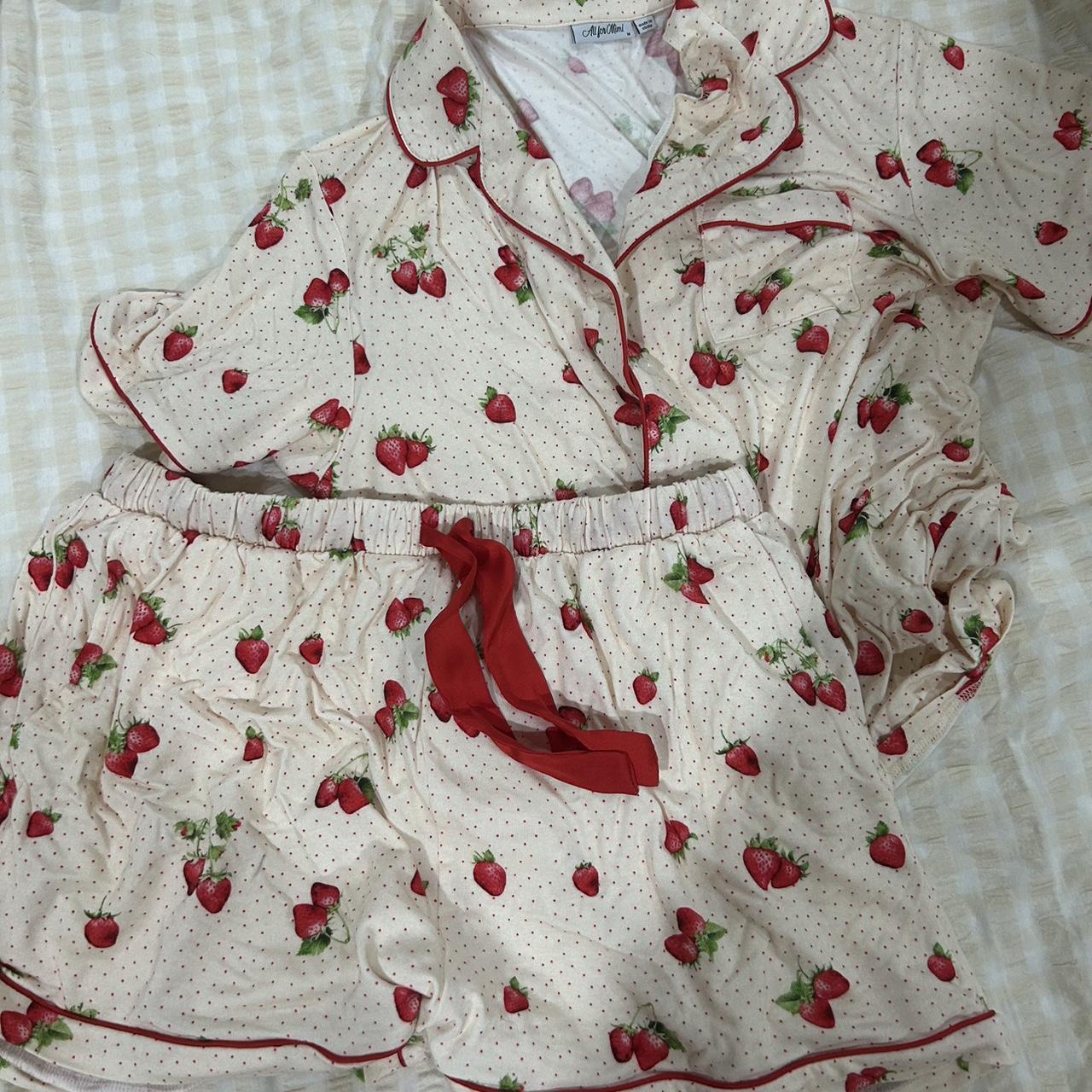 All for Mimi pjs size m would fit a 6-12 - Depop