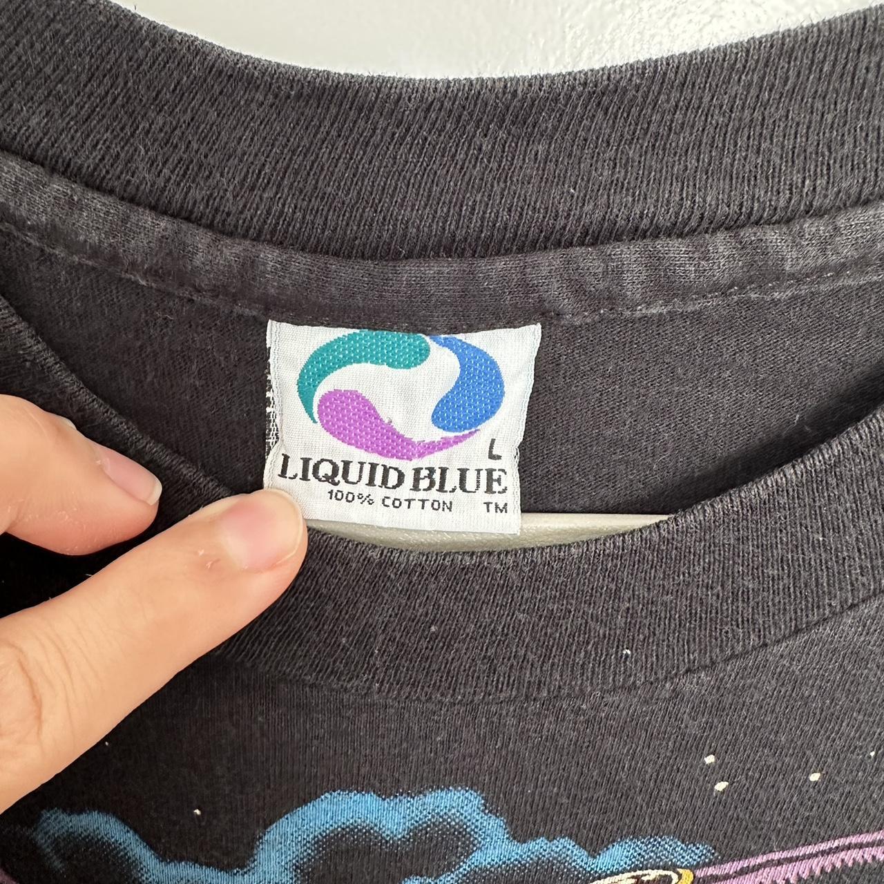 90’s Liquid Blue Wizard AOP Good condition Tagged... - Depop