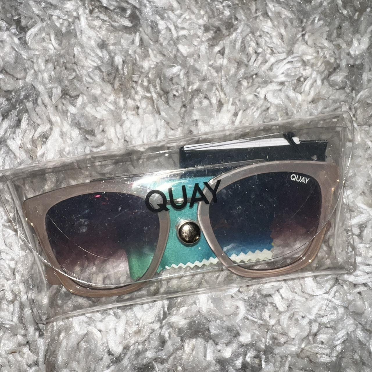 Quay Sunglass, new with tags!! Case is a little... - Depop