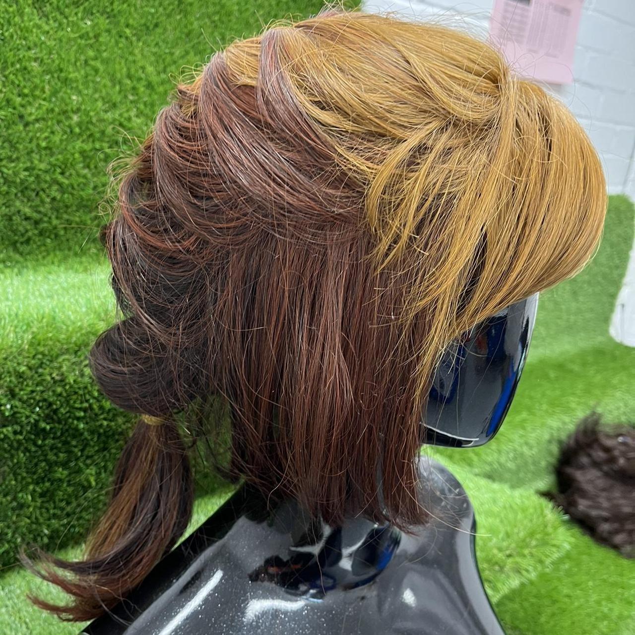 Blonde to red balayage fish tail wig. Great... - Depop