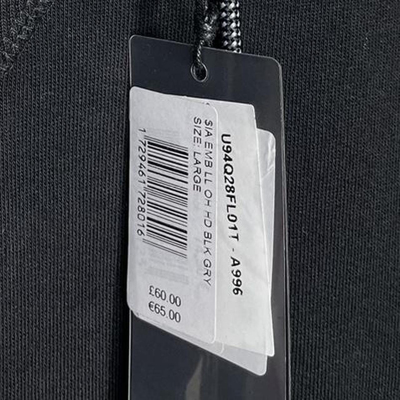 T562 Guess black and grey hoodie. Size L. Great... - Depop