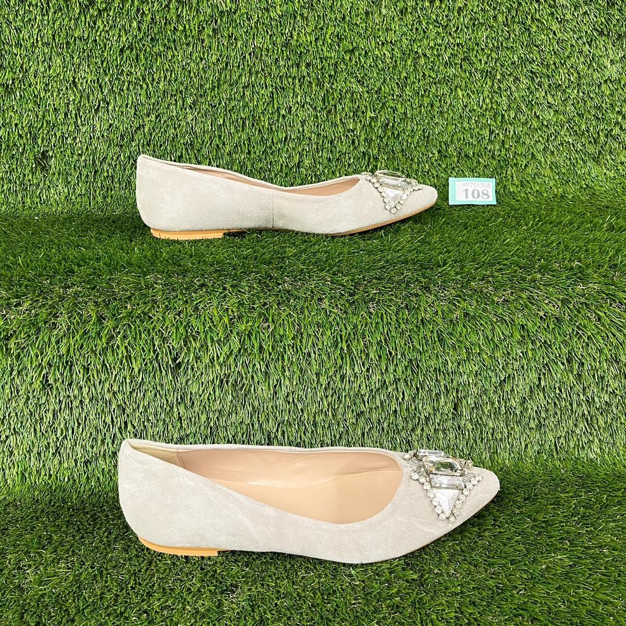 T108 Carlton grey ballet pumps. Size 5. Great... - Depop