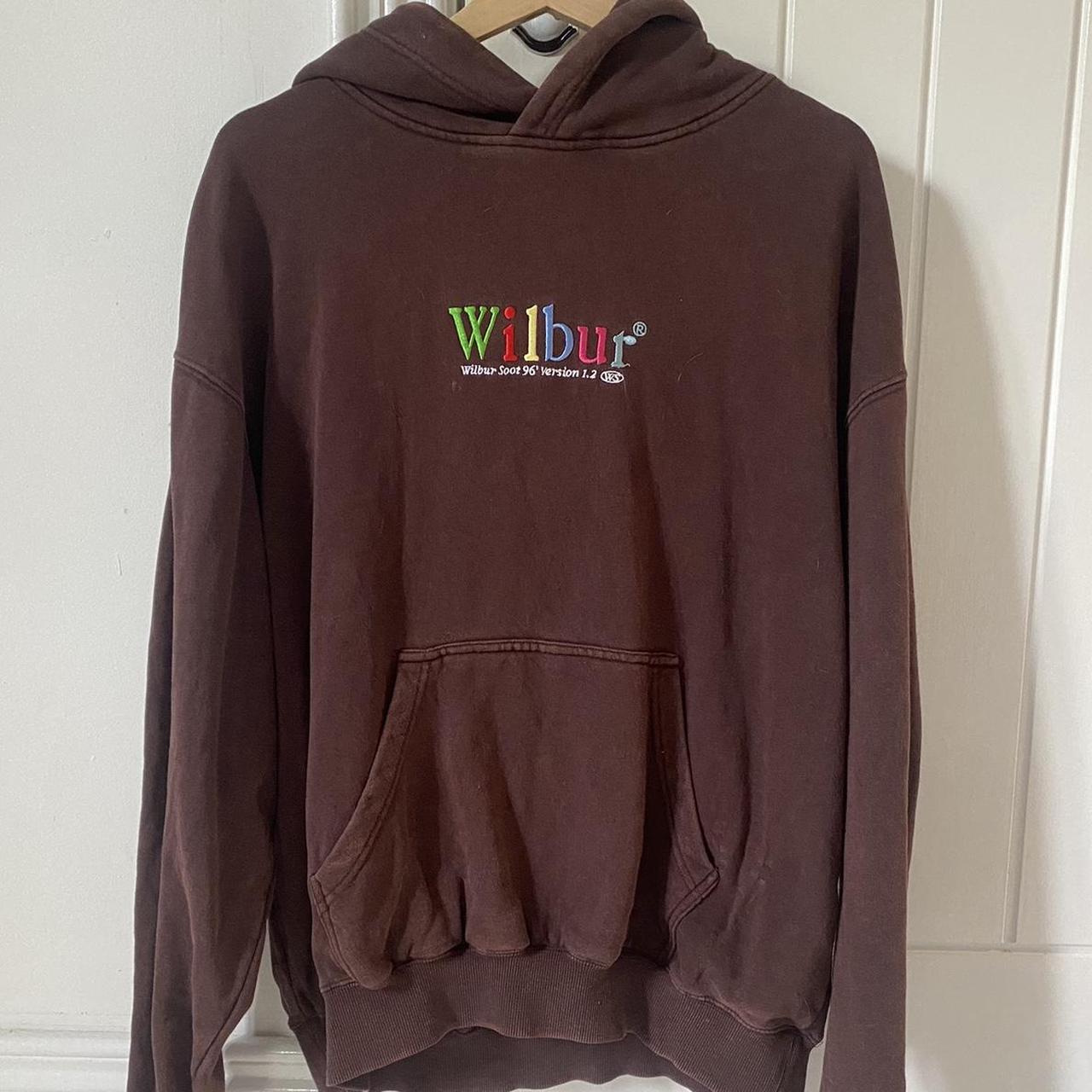 Wilbur soot brown hoodie official merch small... - Depop