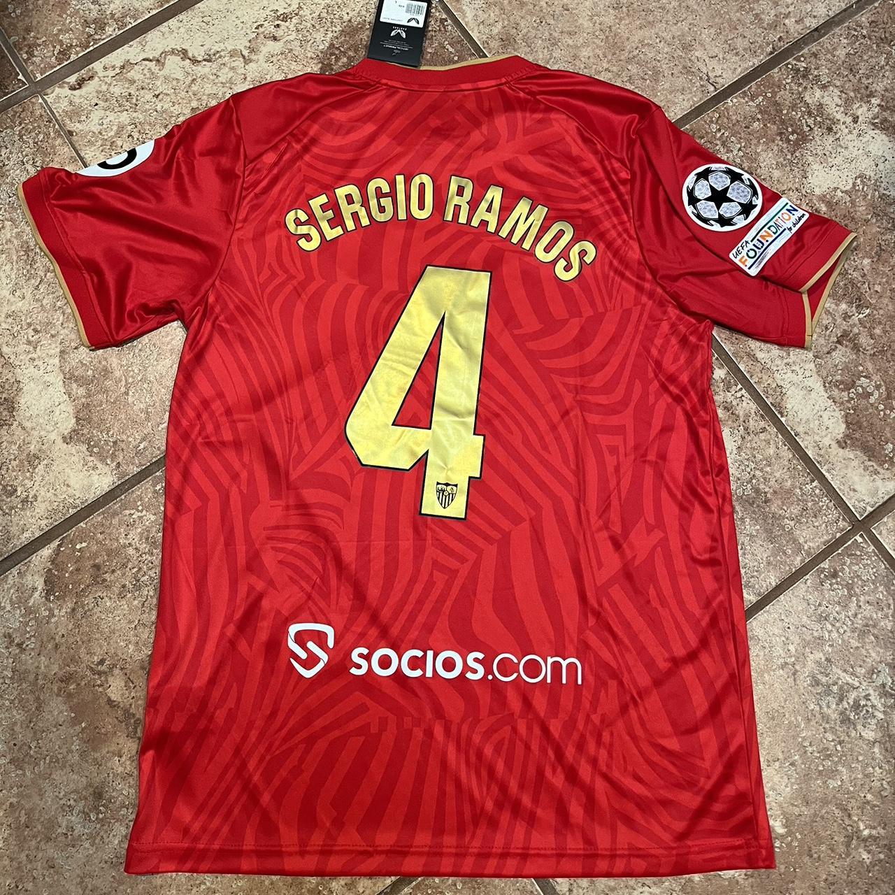 Sergio Ramos Jersey #realmadrid #sevilla... - Depop