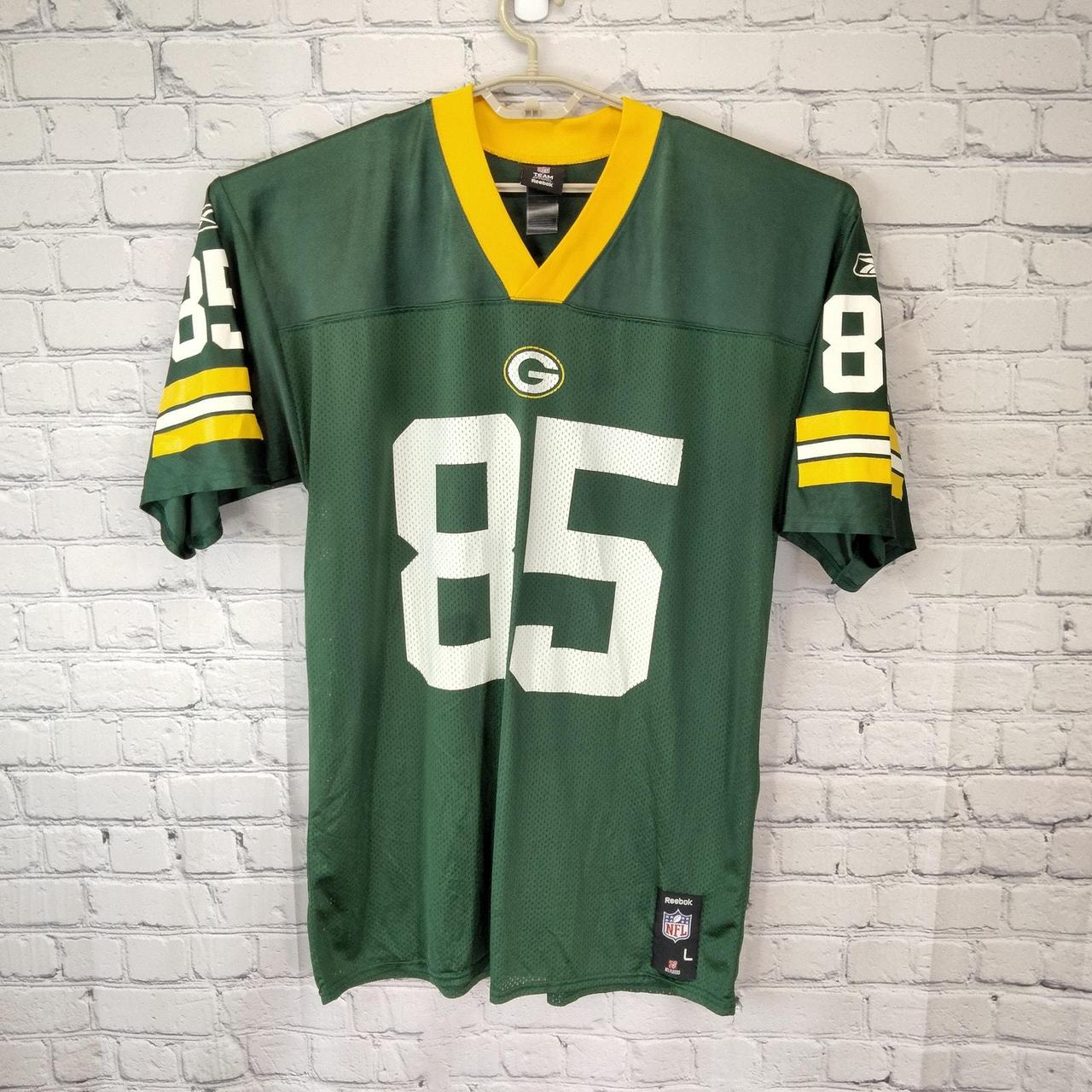 NFL Team Reebok GREEN BAY PACKERS 85 JENNINGS Mens... - Depop