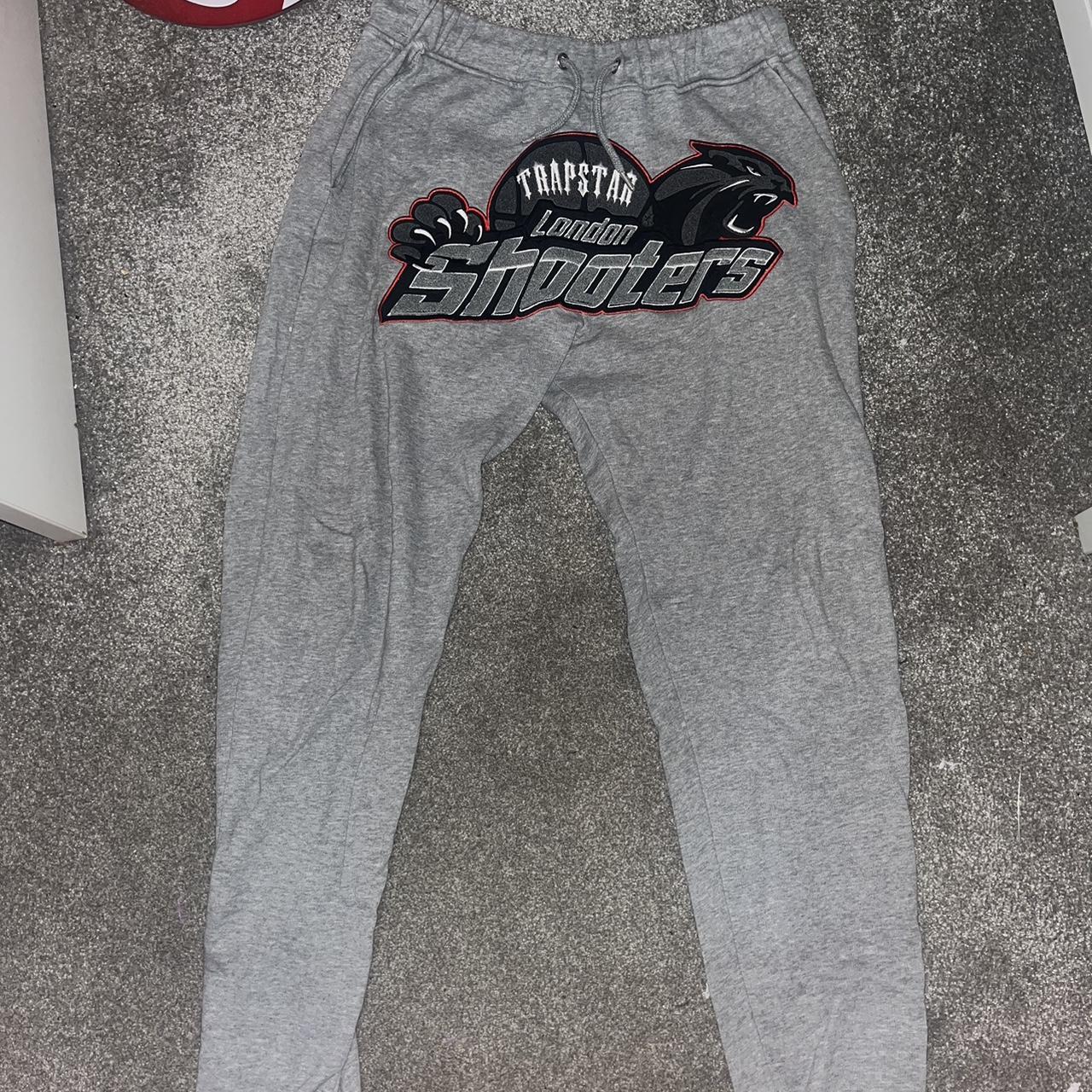 Men’s grey trapstar shooters tracksuit bottoms... - Depop