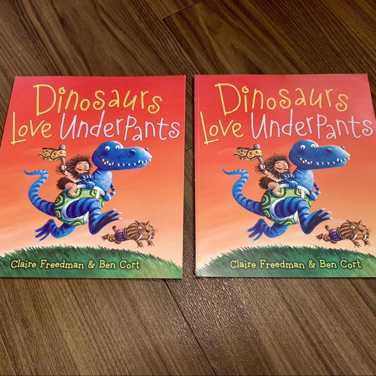 (Lot of 2) Dinosaurs Love Underpants by Claire... - Depop