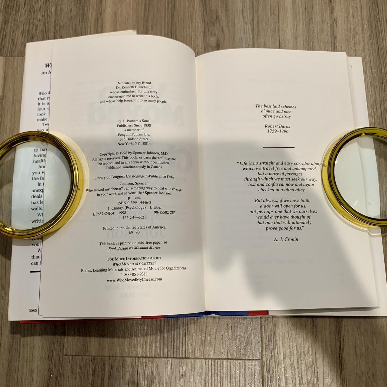 Who Moved My Cheese? An A-Mazing Way to Deal with... | Depop