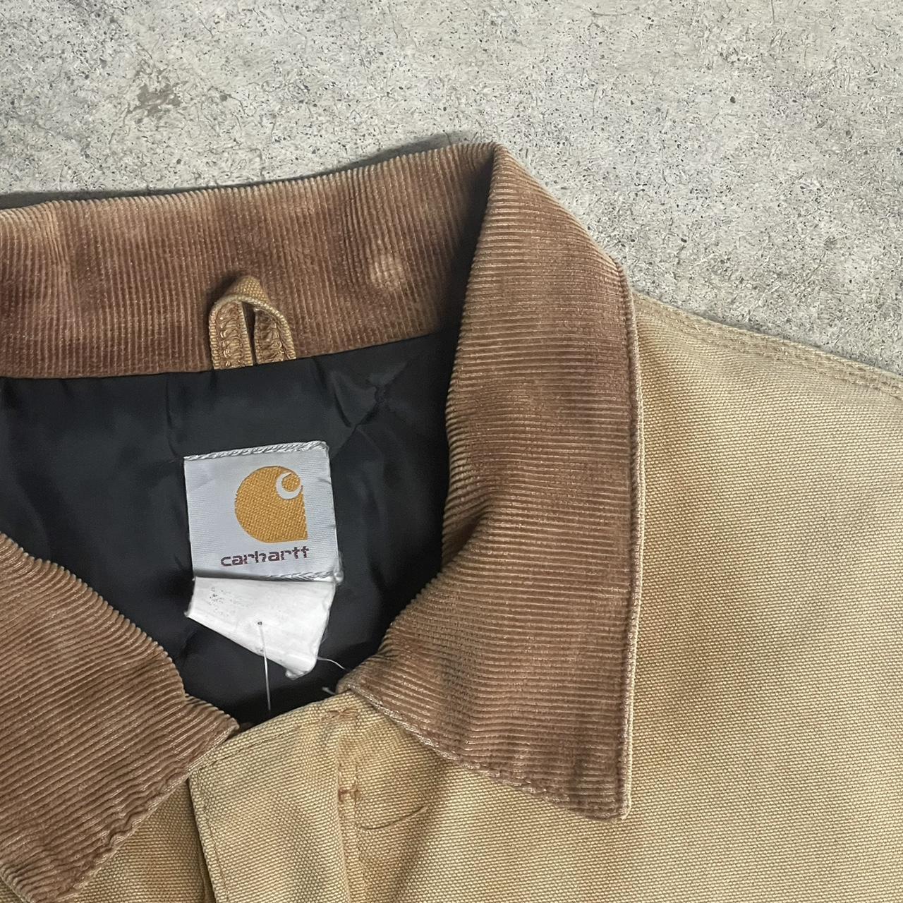 Y2K Carhartt Cropped Arctic Jacket Thermal... - Depop