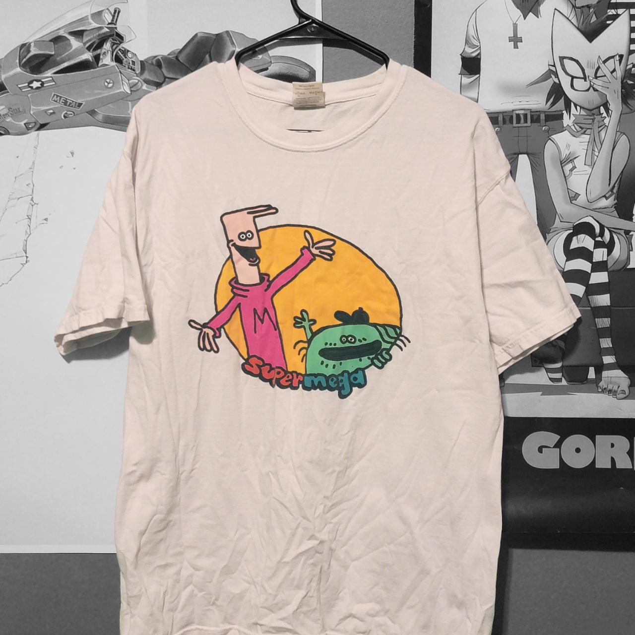 Supermega puppet tee, got it from a mystery tote at... - Depop
