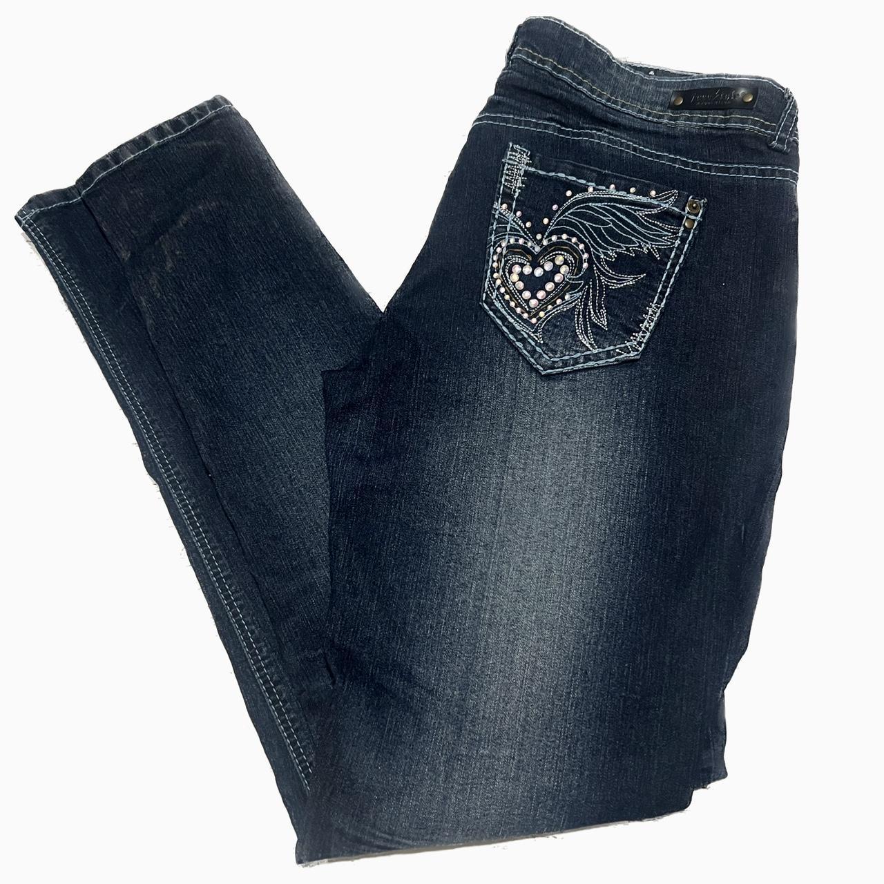 adorable heart wing pants size 13 waist flat: 17... - Depop