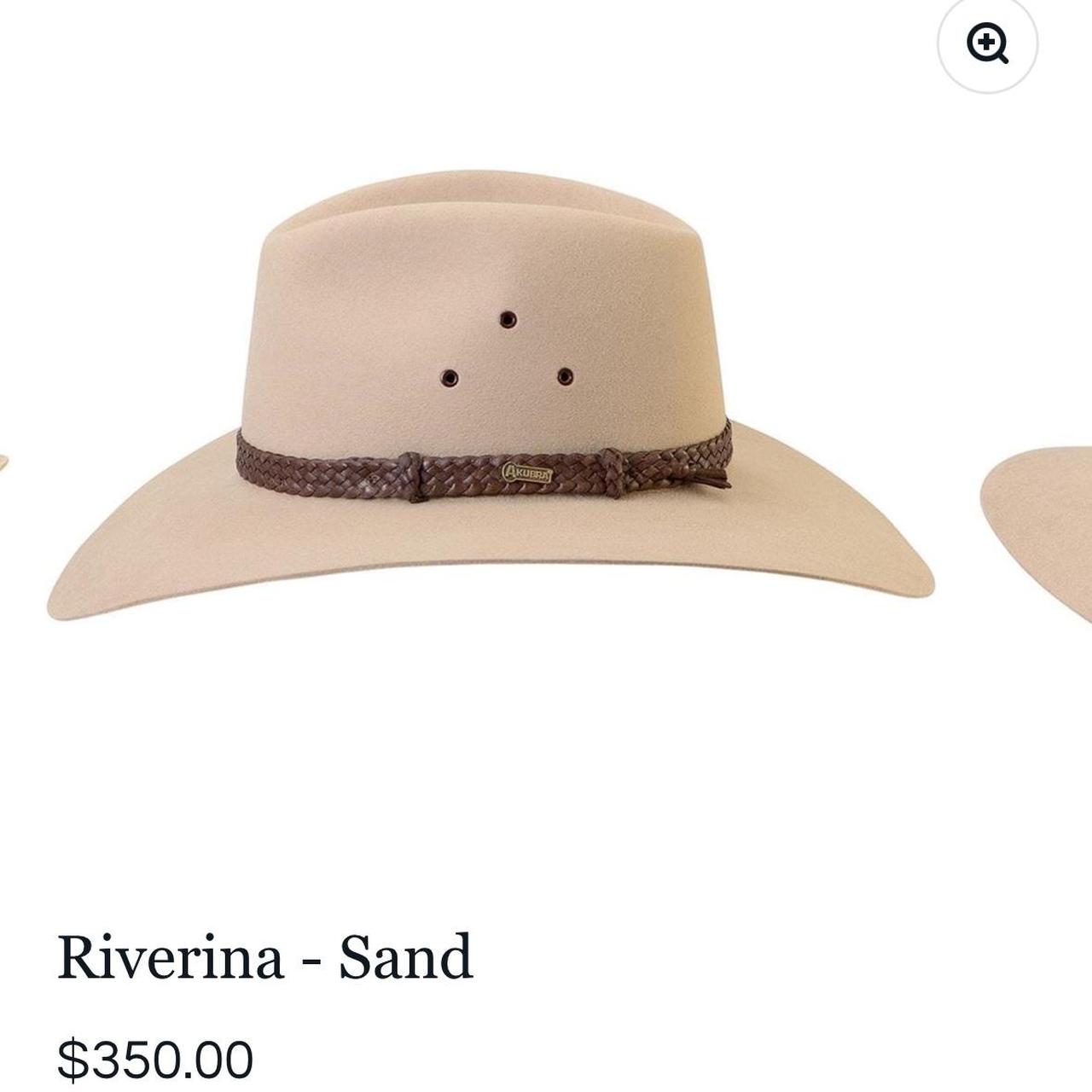 Authentic Akubra Riverina hat in Sand colour. Size... - Depop
