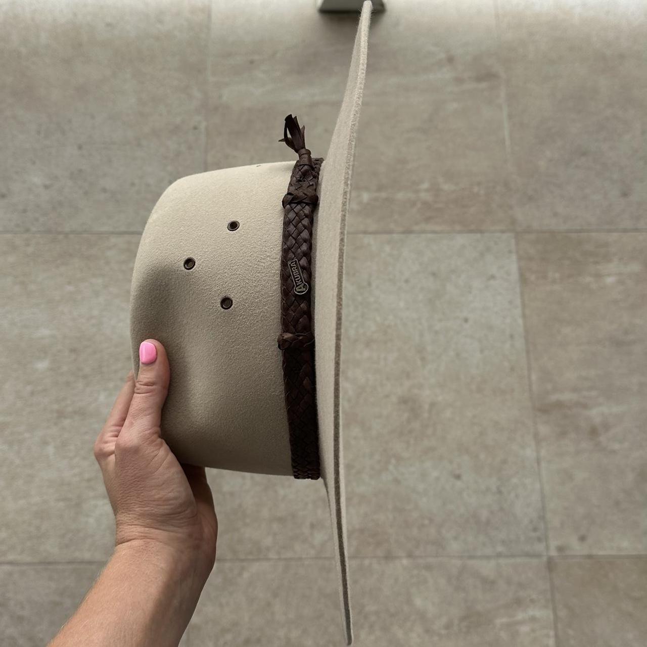 Authentic Akubra Riverina hat in Sand colour. Size... - Depop