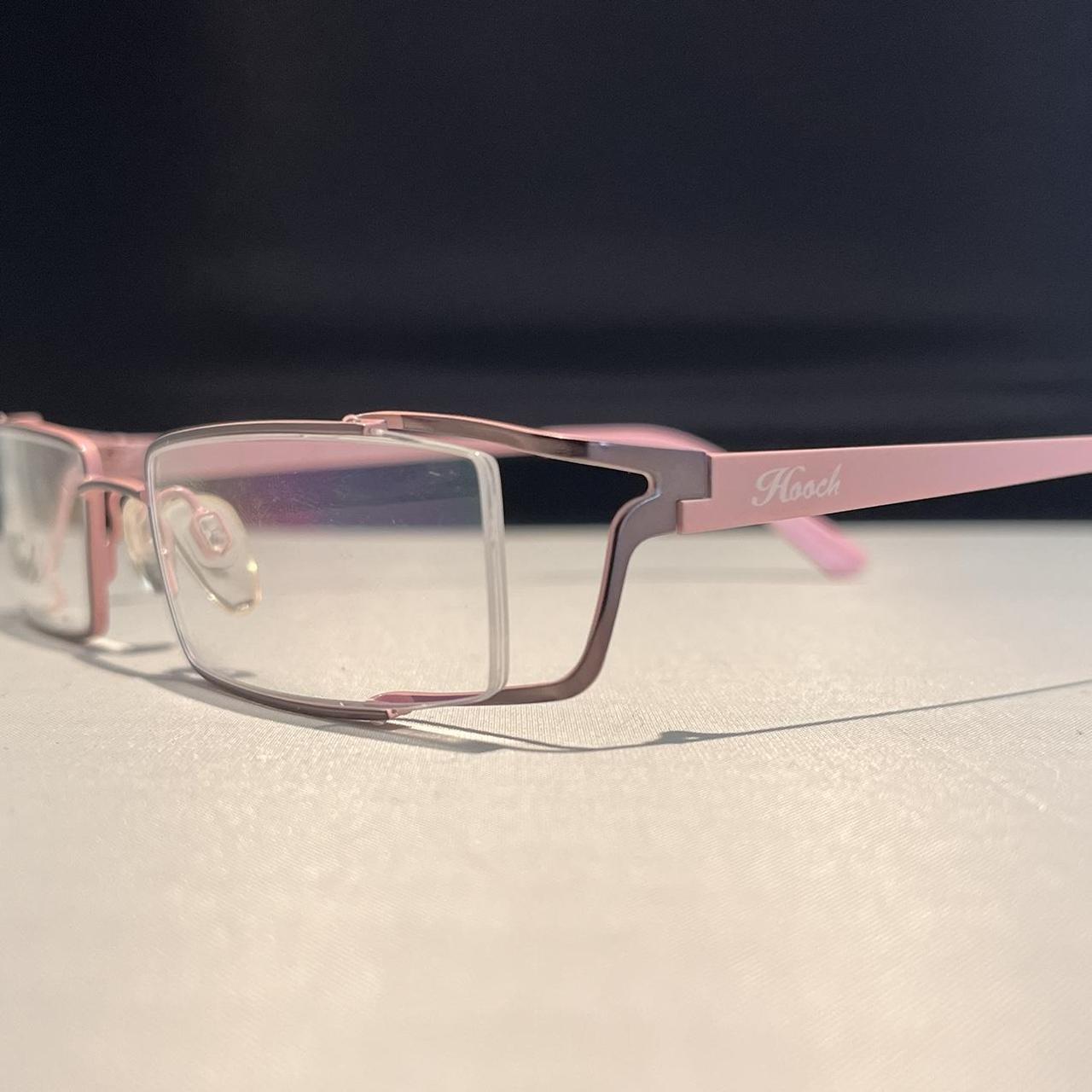 Hooch 2000s Bayonetta slim glasses🎀 •gorgeous pink... - Depop