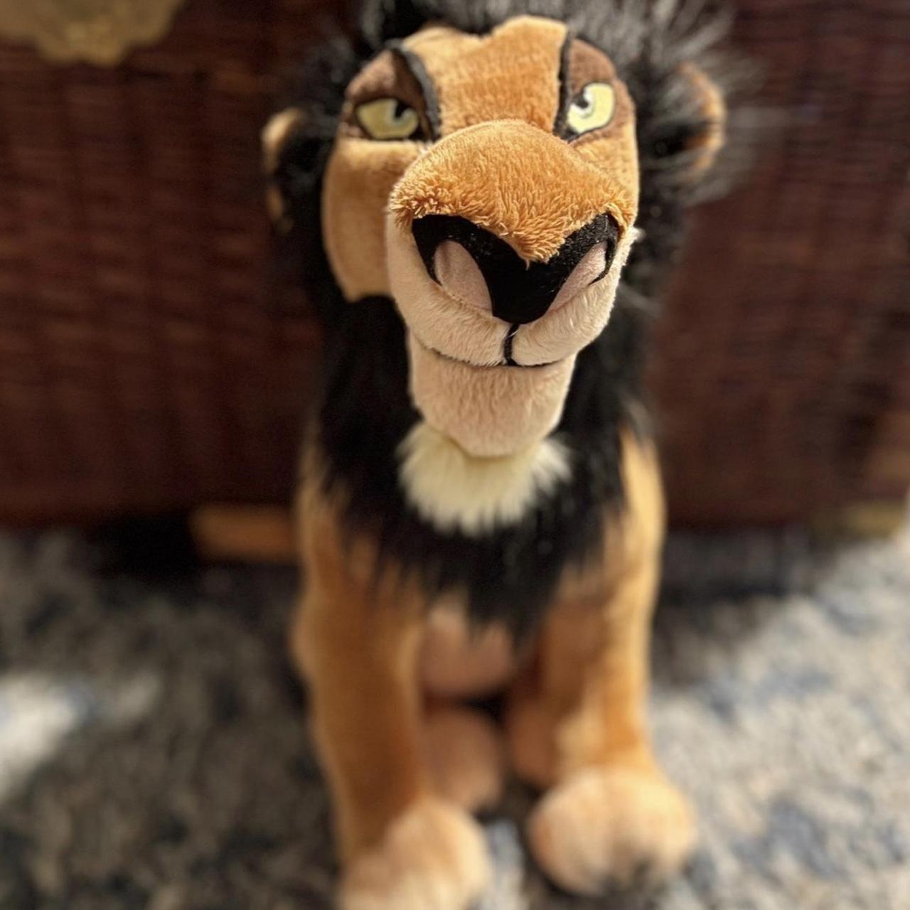 Vintage Disney Store Exclusive “Scar” Plush Rare... - Depop