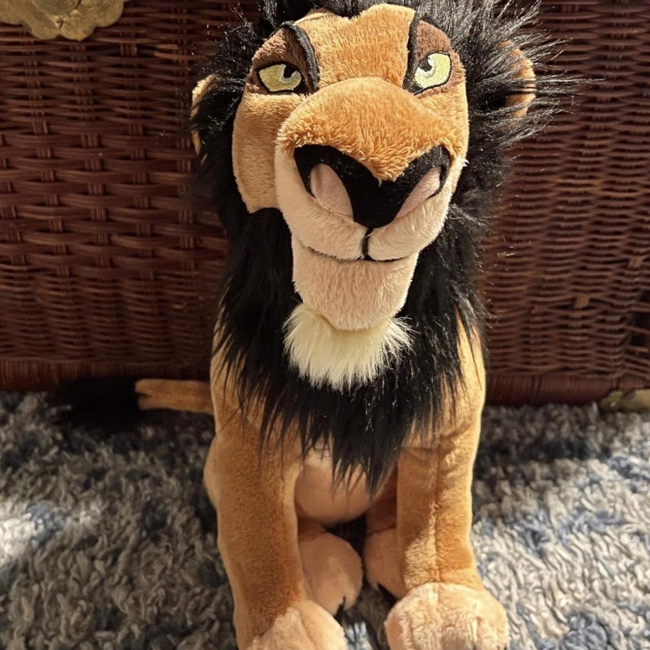 Vintage Disney Store Exclusive “Scar” Plush Rare... - Depop