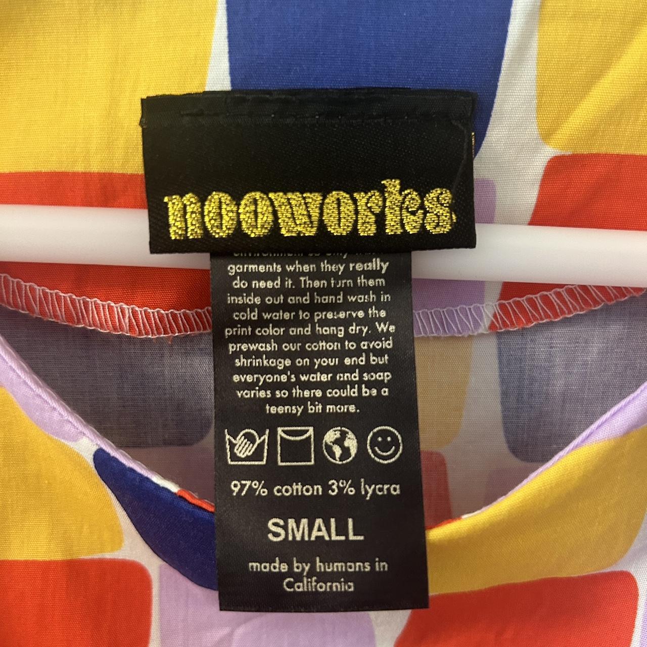 Joyce grid pattern Frida dress size S from... - Depop