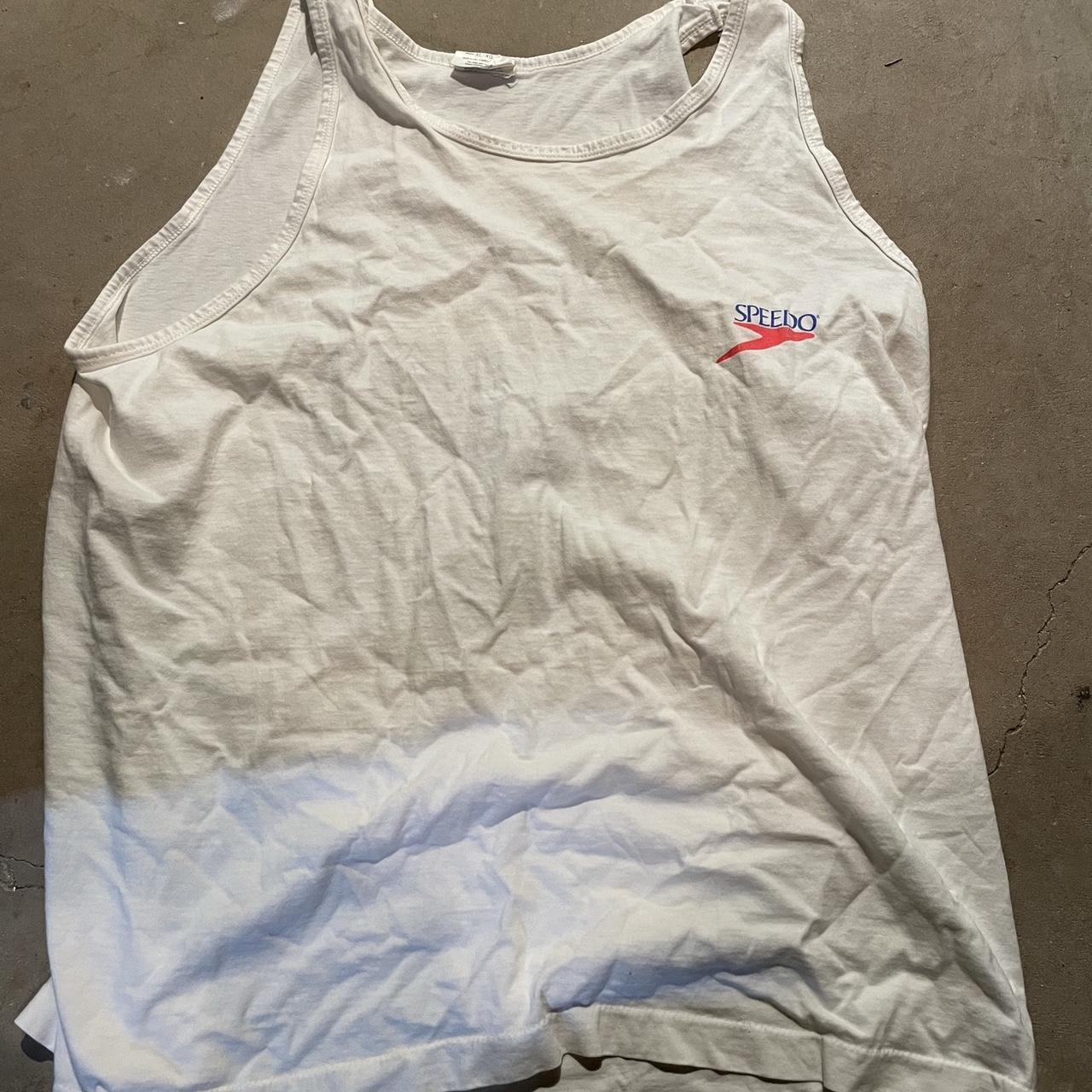 90s Speedo tank top Size Xl - Depop