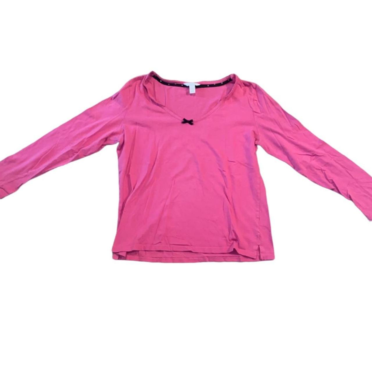 Charter Club pink ribbon long sleeve ️ Size... - Depop