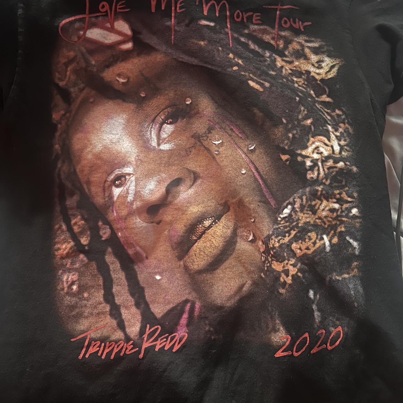 Unisex Trippie Redd love me more tour merch from... - Depop