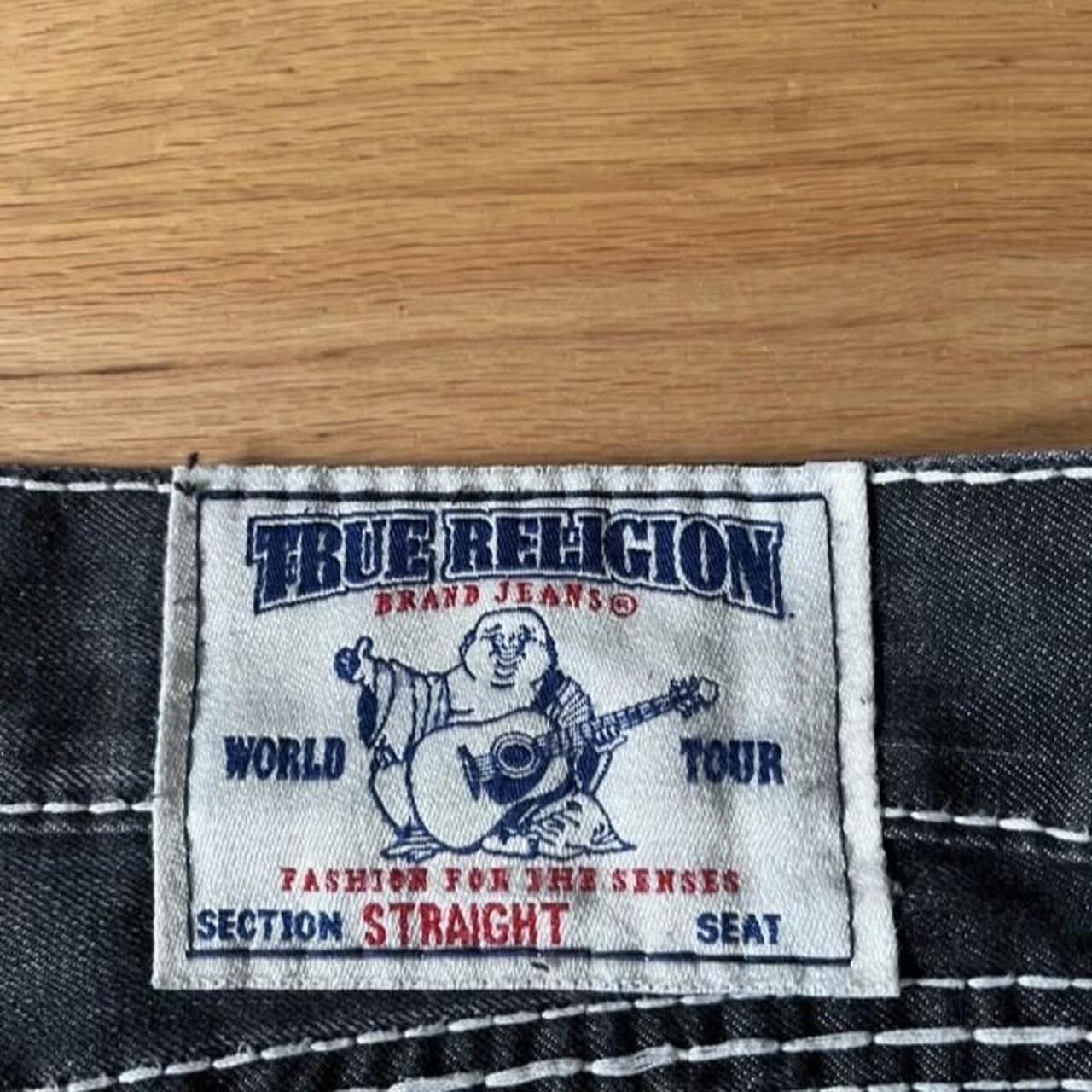 BLACK MB3 STITCH TRUE RELIGION JEANS OPEN TO OFFERS... - Depop