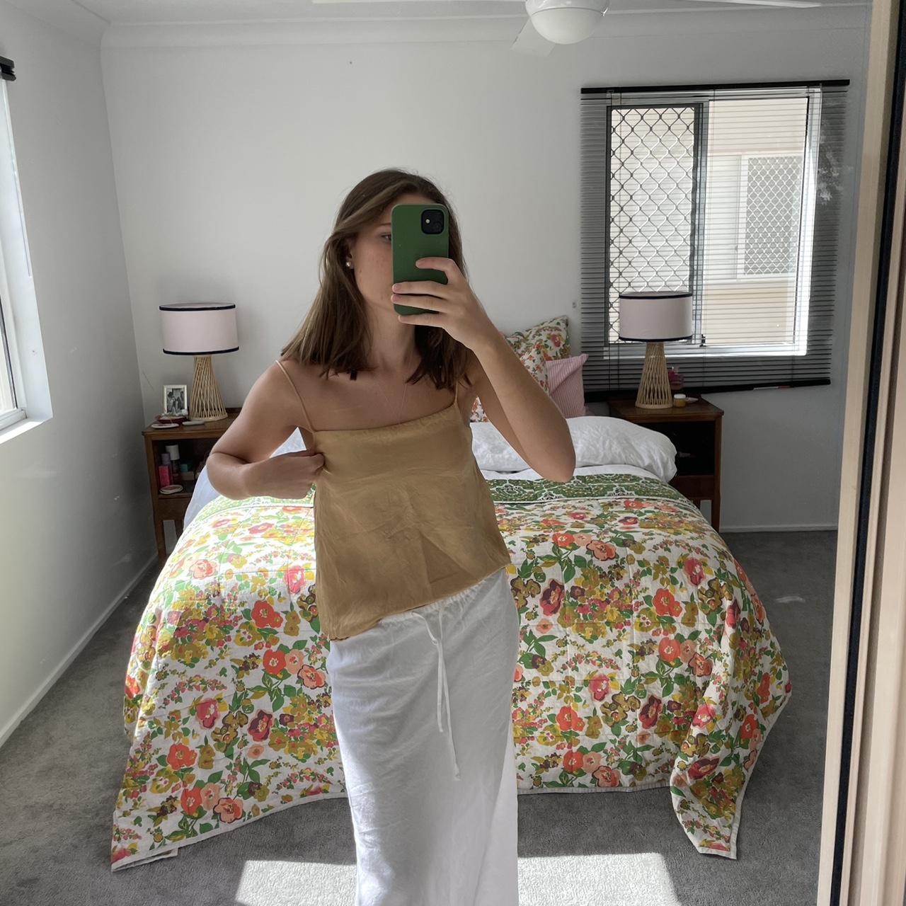 Aje gold cami in size 6 #sir #sirthelabel... - Depop