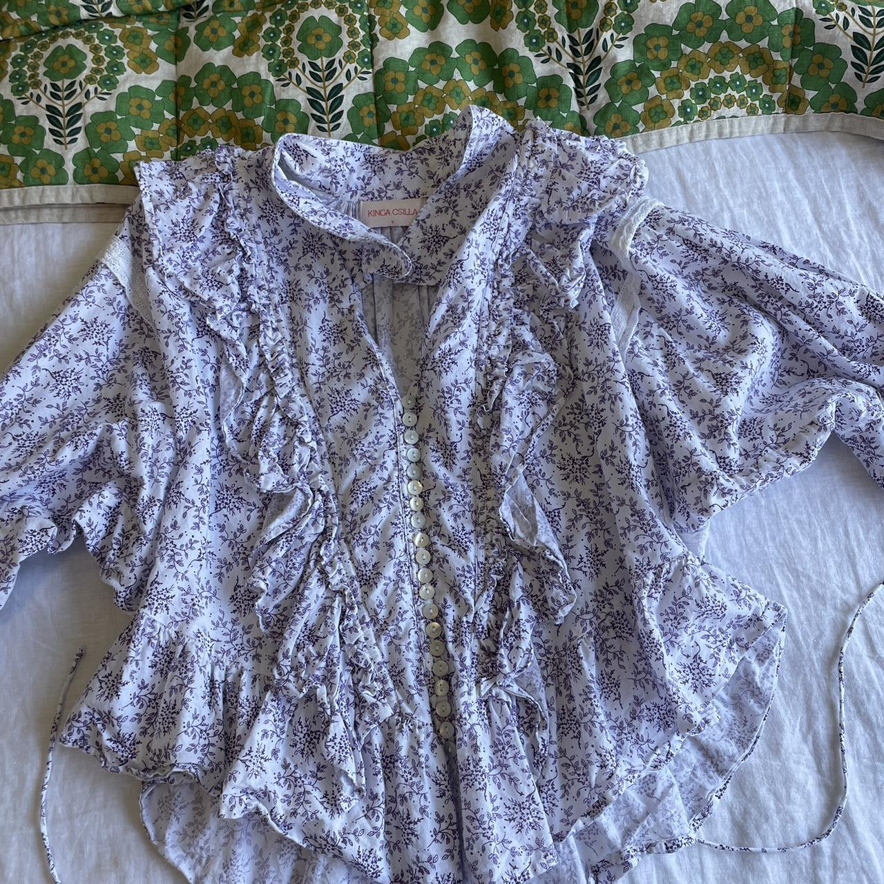 Kinga Csilla blouse Very sad sale - just don’t wear... - Depop