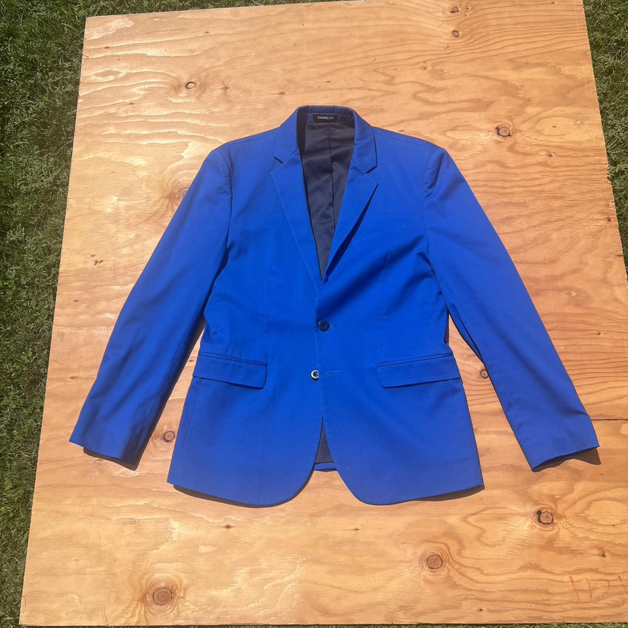 Royal Blue Express Suit jacket Good for... - Depop